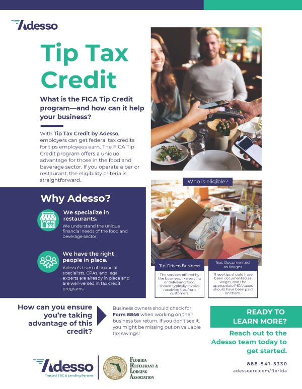 Tip Tax Credit - FRLA